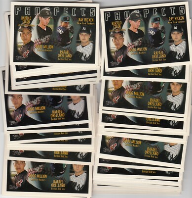 (42) 1996 Bartolo Colon Topps ROOKIE PROSPECTS Lot #428 - Cleveland ...