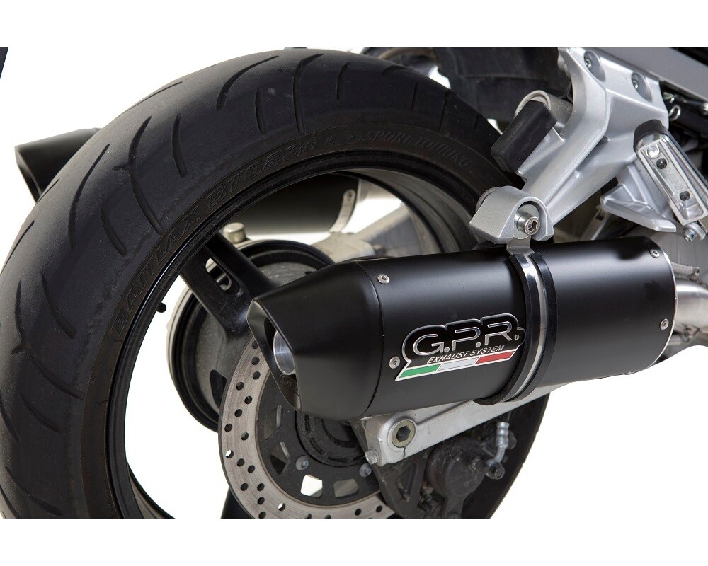2 Exhaust Mufflers GPR FURORE NERO Catalyzed YAMAHA FJR 1300 2006 ...