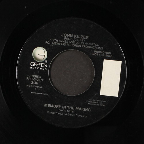 JOHN KILZER: memory in the making / same GEFFEN 7" Single 45 RPM | eBay