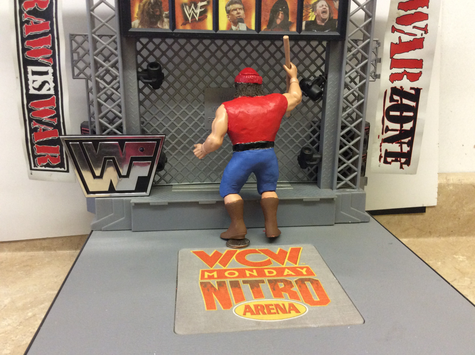 WWF LJN Custom Hand painted sculpted Big Josh WCW Figure | eBay