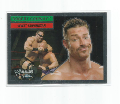 ROBERT CONWAY 2006 TOPPS WWE HERITAGE WWE CHROME SUPERSTAR CARD #57 | eBay
