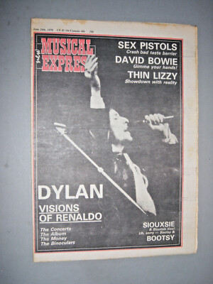 New Musical Express Magazine June 24 1978 Oversize Newsprint VG Bob ...