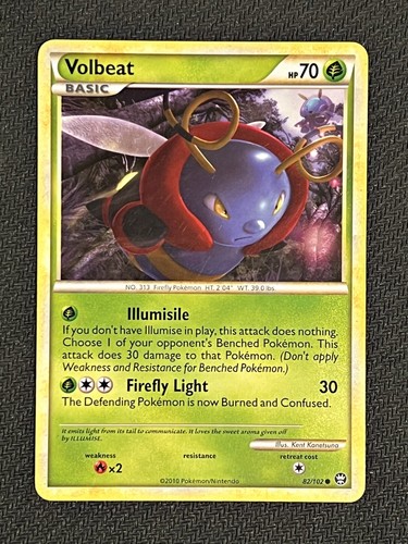 2010 Pokemon TCG Volbeat 82/102 Heart Gold Triumphant NM | eBay