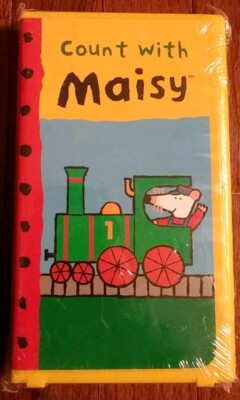 VHS Count With Maisy Animated Clamshell Learning Kids New With Plastic ...