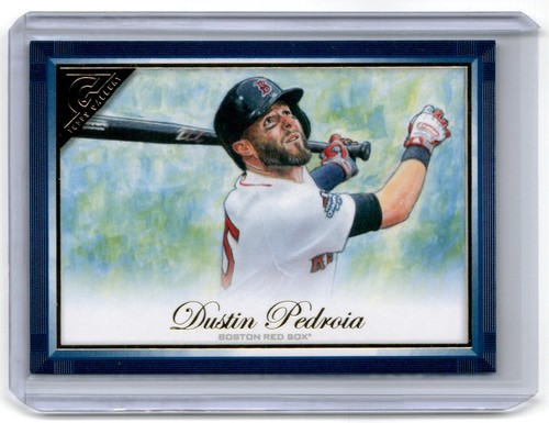 2019 Topps Gallery Blue Dustin Pedroia 40/50 Boston Red Sox #141 | eBay