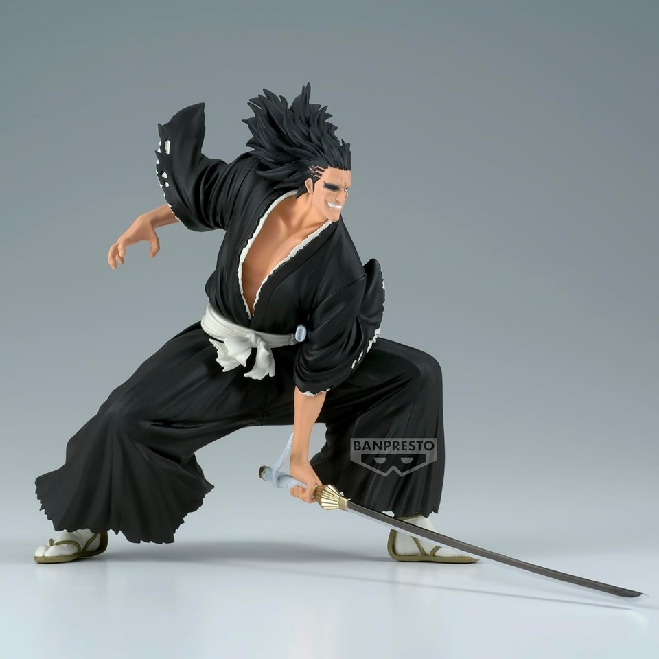 NEW Kenpachi Zaraki Vibration Stars Figure Bleach Statue Banpresto ...