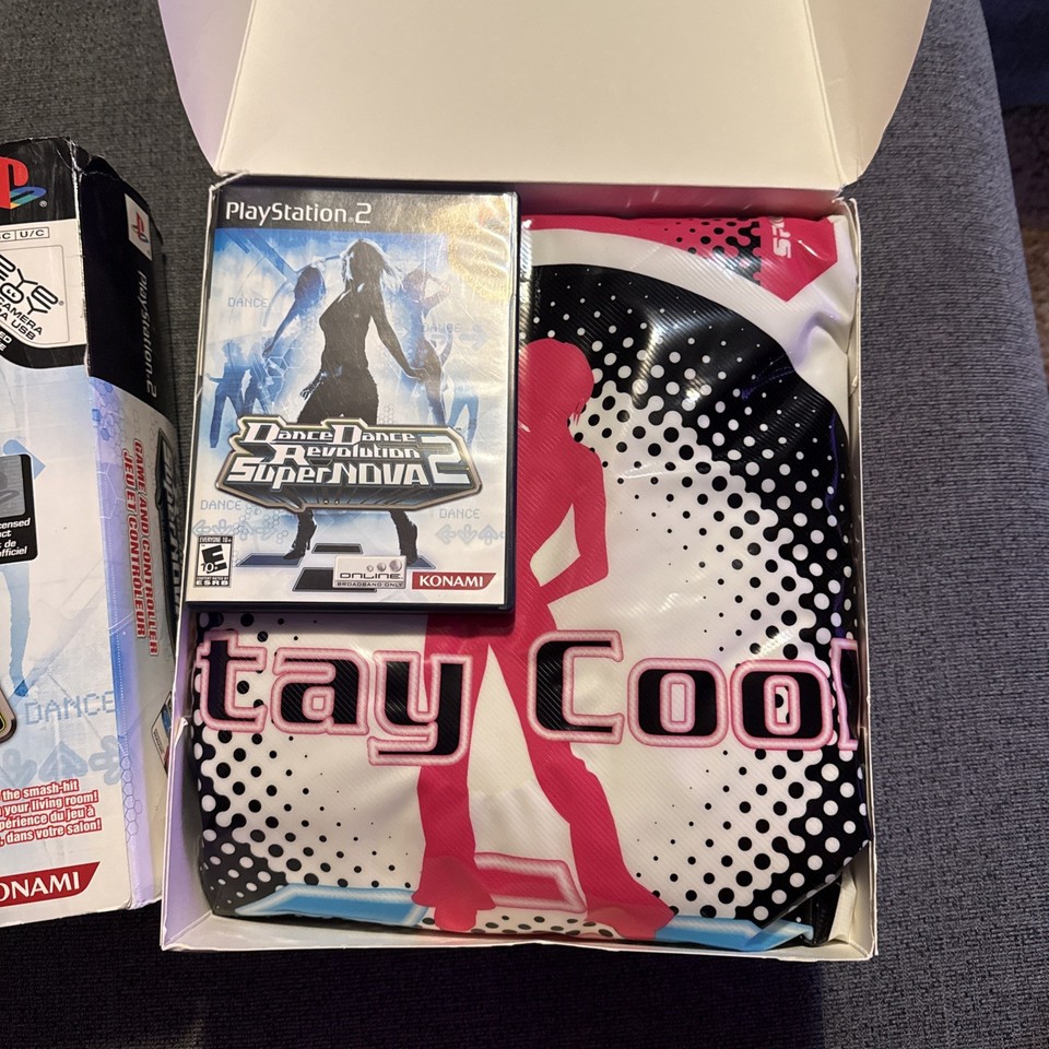 DDR Dance Dance Revolution Supernova 2 Bundle Sony PlayStation 2 PS2 ...