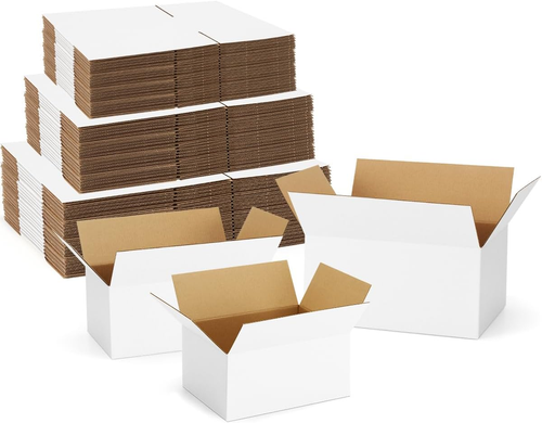 Shipping Boxes - Assorted Sizes, Corrugated 45-Pack for Small Business Mailing | eBay