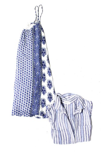 Bella Dahl Soft Joie Womens Sleeveless Blouses Tops Blue White Size S ...