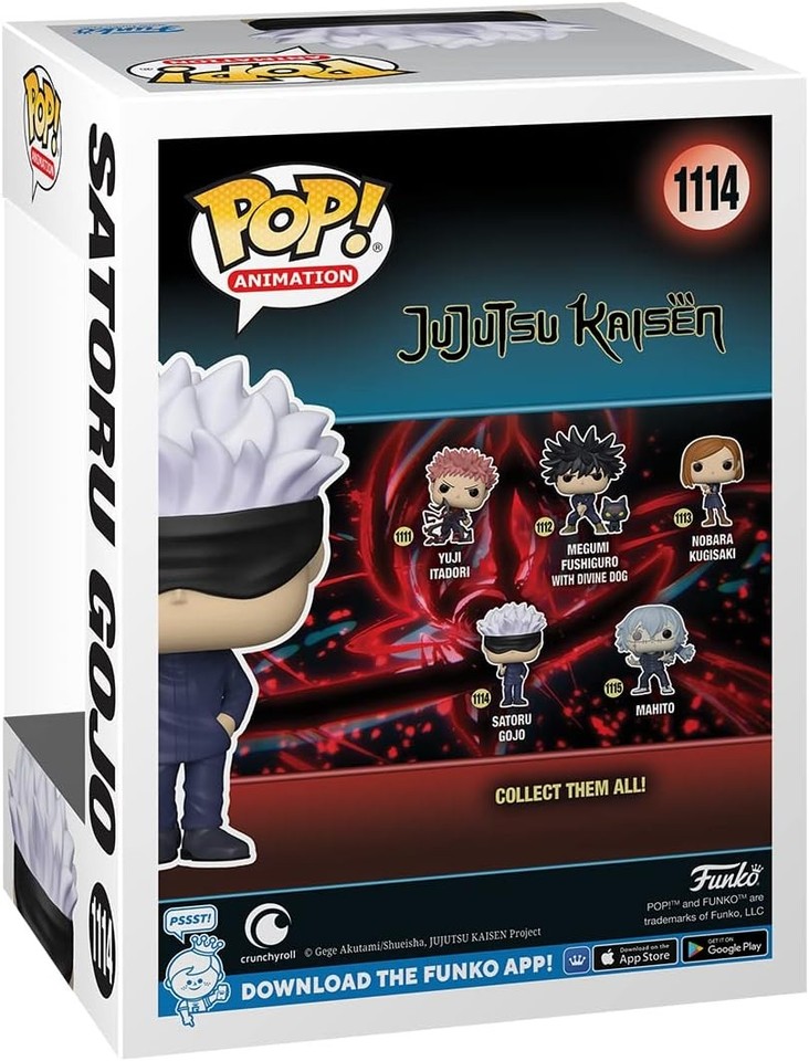Funko POP! Animation: Jujutsu Kaisen - Satoru Gojo - Collectable Vinyl ...