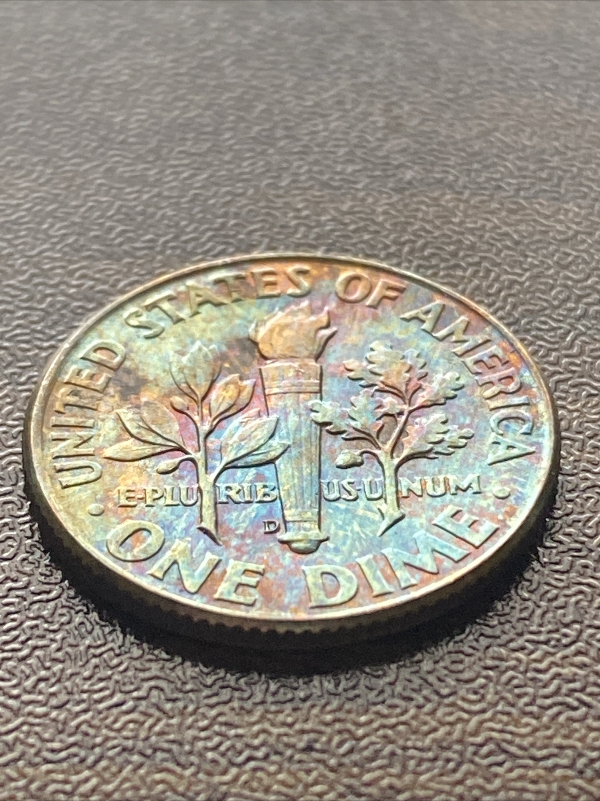 1964 D Roosevelt Silver Dime Actual Coin Stunning Amazing Radiant Tone ...