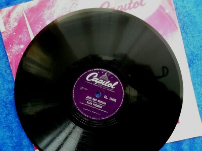 Stan Freberg 'John and Marsha / Ragtime Dan' - 78rpm. From private ...