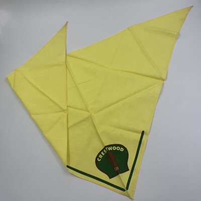 Vintage Crestwood Lodge 581 St. Louis MO. Yellow Boy Scout Neckerchief ...