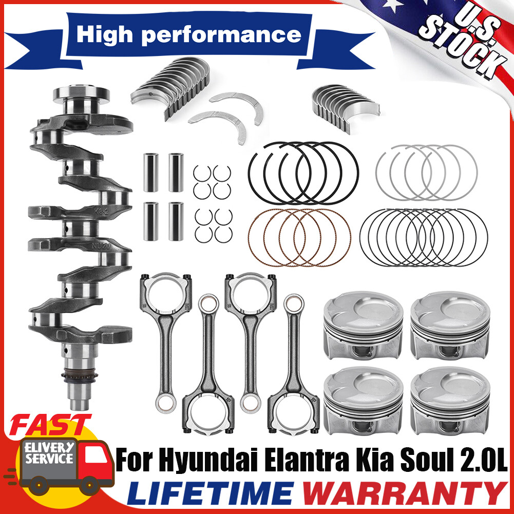Crannkshaft Conrod Piston Ring Bearing For Hyundai Elantra Kia Soul ...