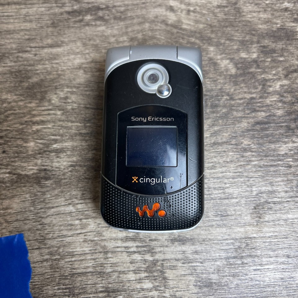 Sony Ericsson Walkman W300i Flip Cellular Phone Cingular Bluetooth ...