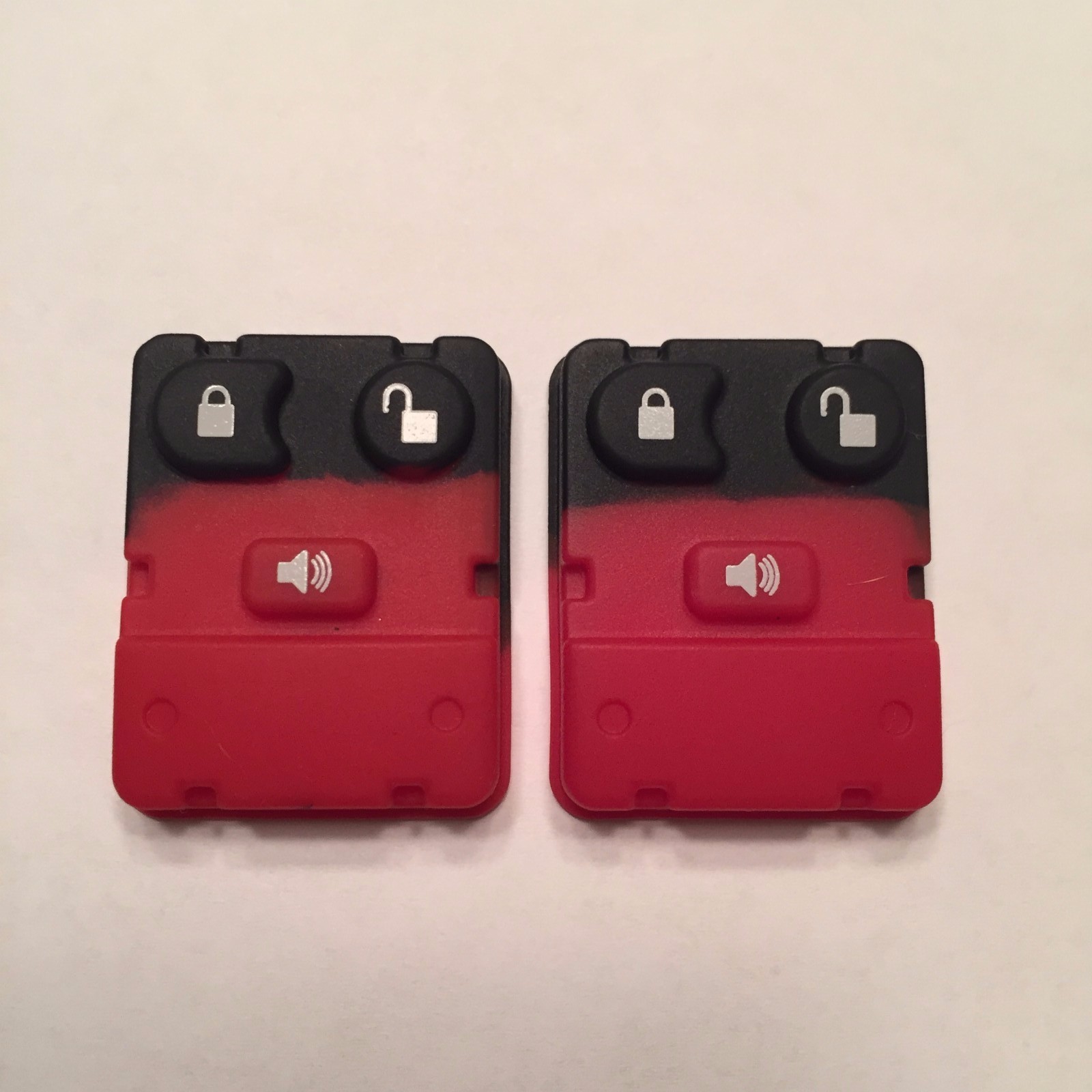 2 New Replacement 3 Button Keyless Entry Remote Pads For Ford ...