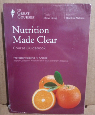 NEW--Great Courses Nutrition Made Clear - Roberta H. Anding - DVDs ...