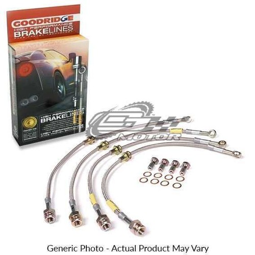 Goodridge 4"' Extended Line SS Brake Line Kit FOR Jeep CJ5 1982-1986 4 ...