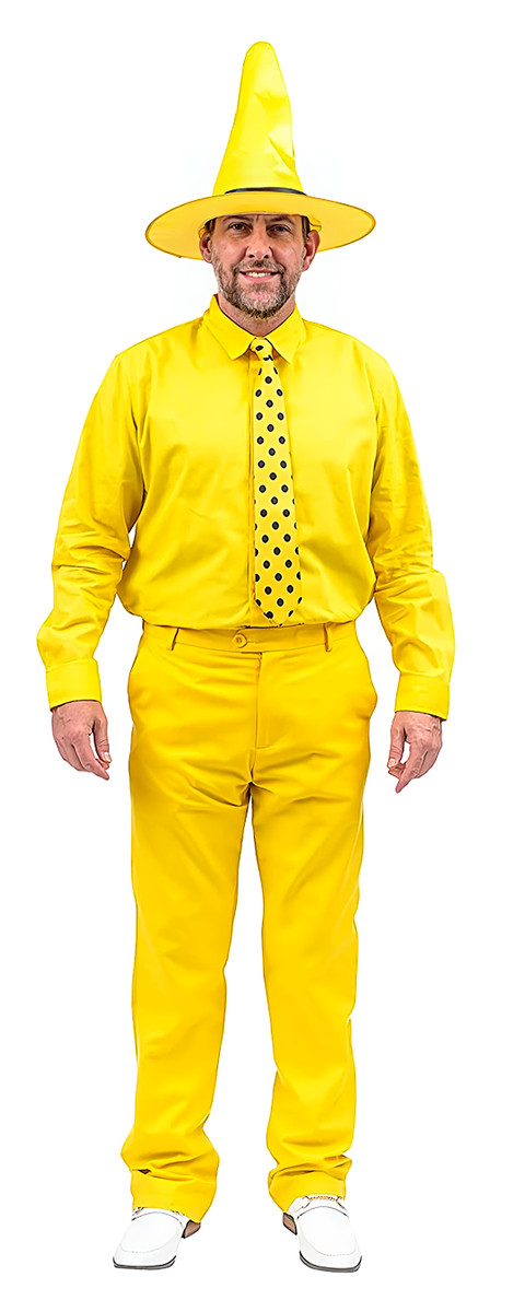Yellow Man With Sun Logo