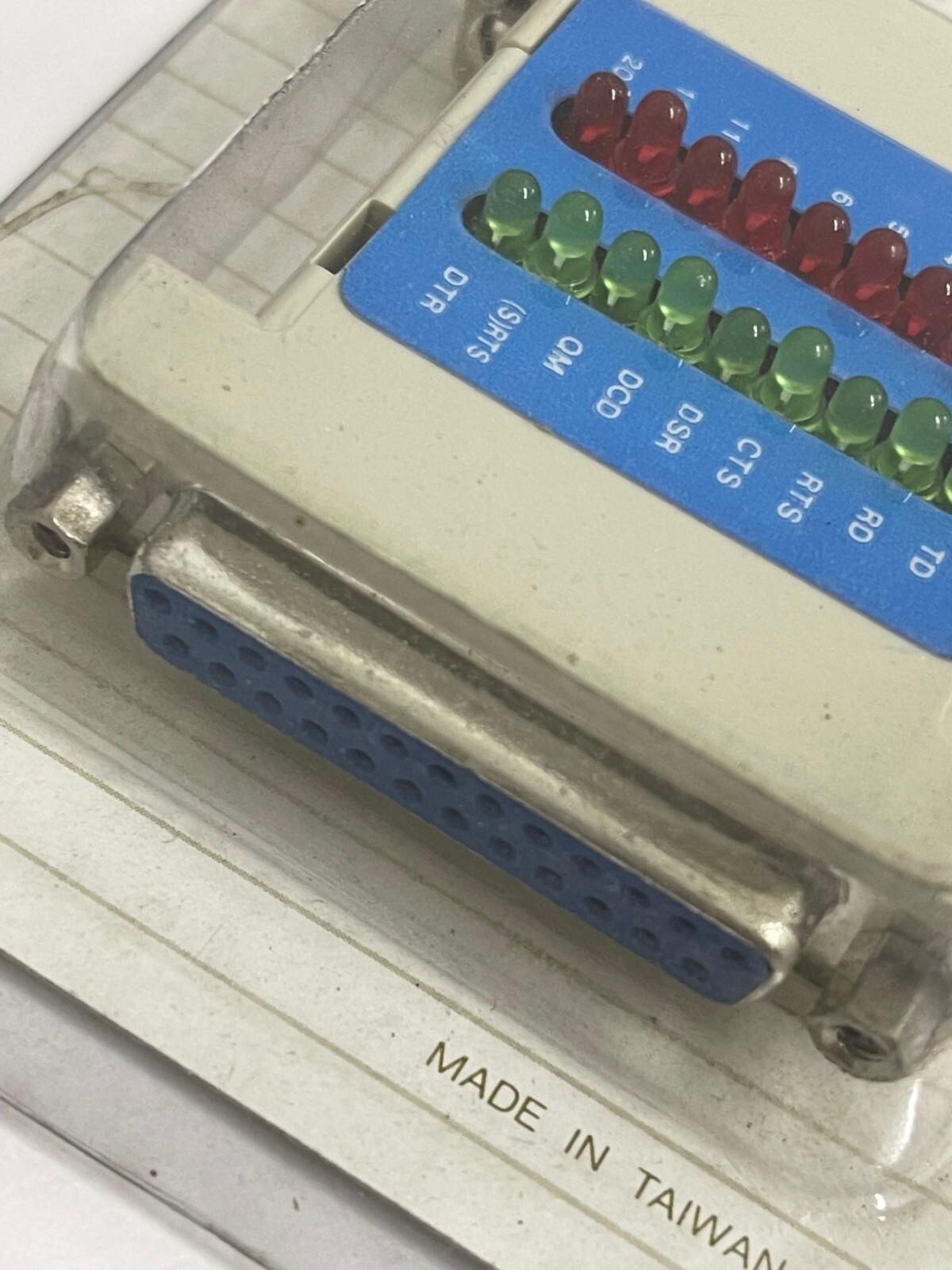 2 PACK: NEW DB25 25 PIN TESTER WITH LED INDICATORS MALE FEMALE RM00 ...