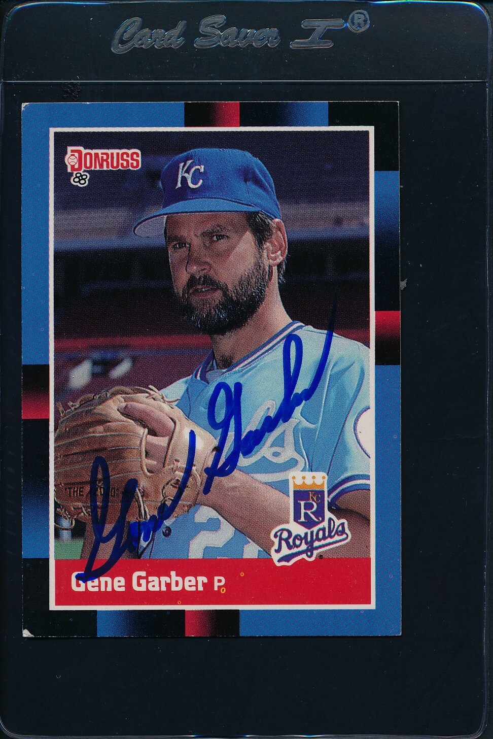 1987 Donruss #618 Gene Garber Royals Signed Auto *24563 | eBay