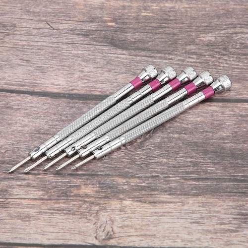 5Pcs 1.6mm Stainless Steel Screwdriver Glasses Clock Watch Repairing T ...