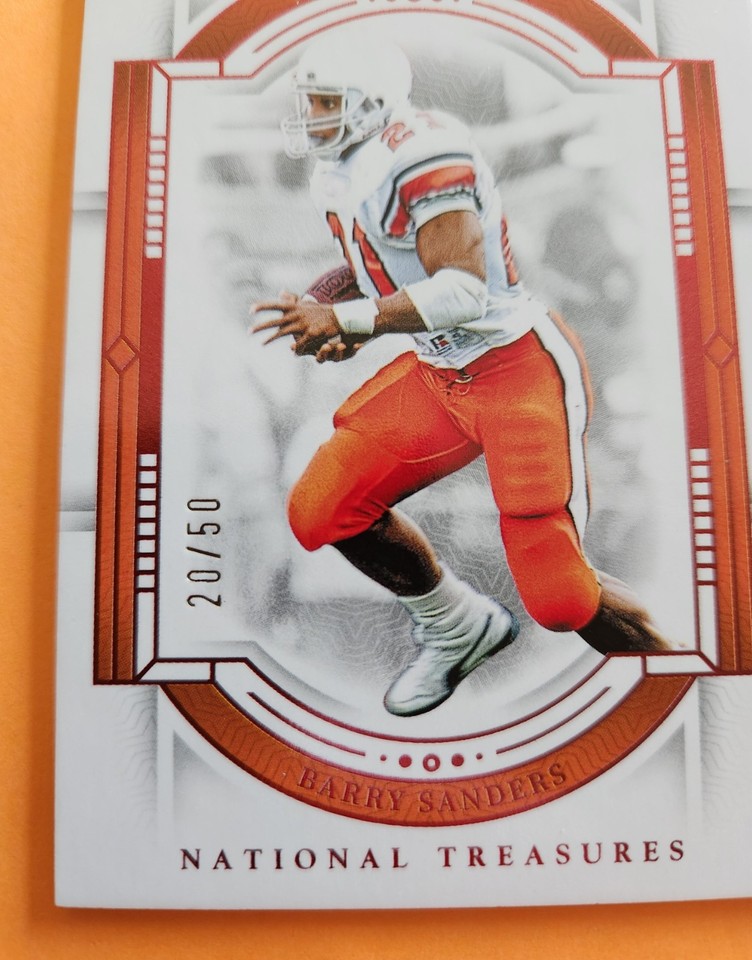 2024 Barry Sanders National Treasures Collegiate #38 Ser #'d /50 ...