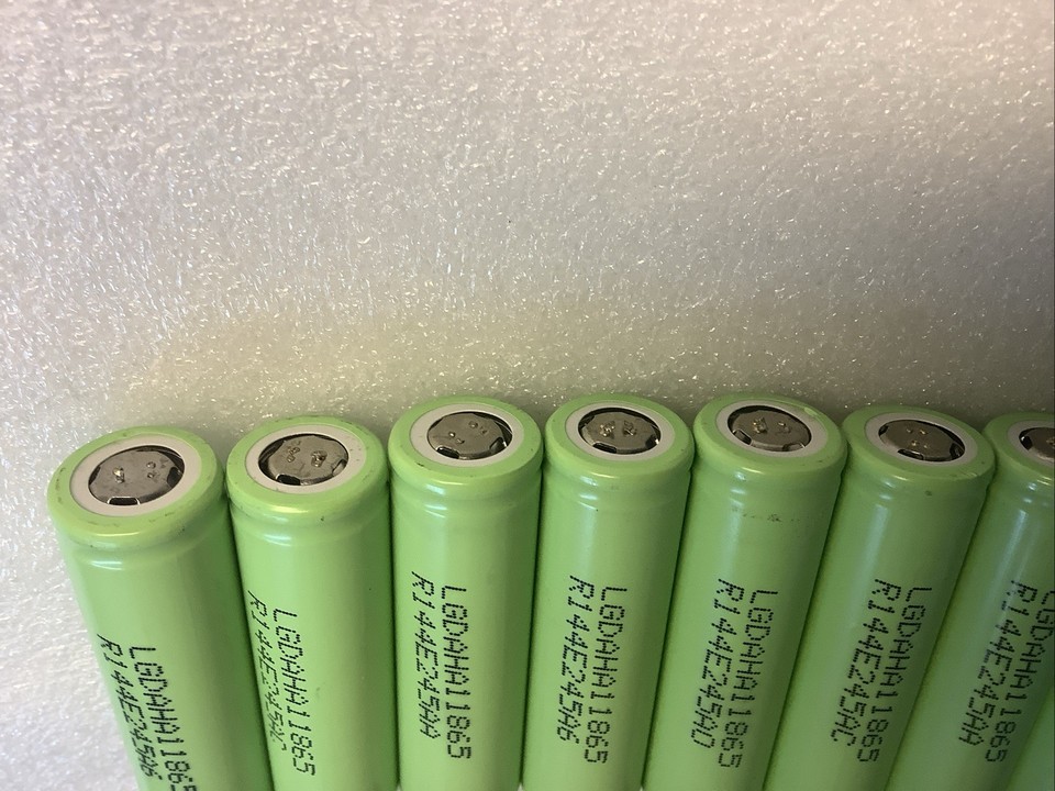 USED 10 LG Electronics LGDAHA11865 Li-ion Cells 1300mAh (BLEMISHED ...