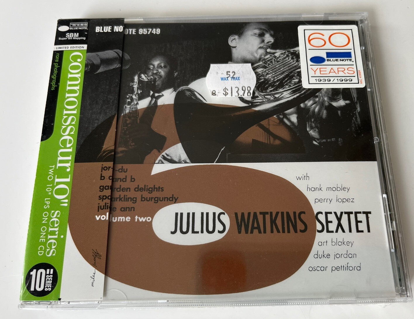Julius Watkins Sextet Vols 1&2 Blue Note Connoisseur 10" Series Cd ...