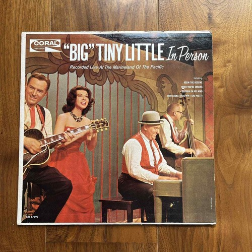 "Big" Tiny Little In Person Vinyl LP 1962 Coral Records CRL 57390 | eBay