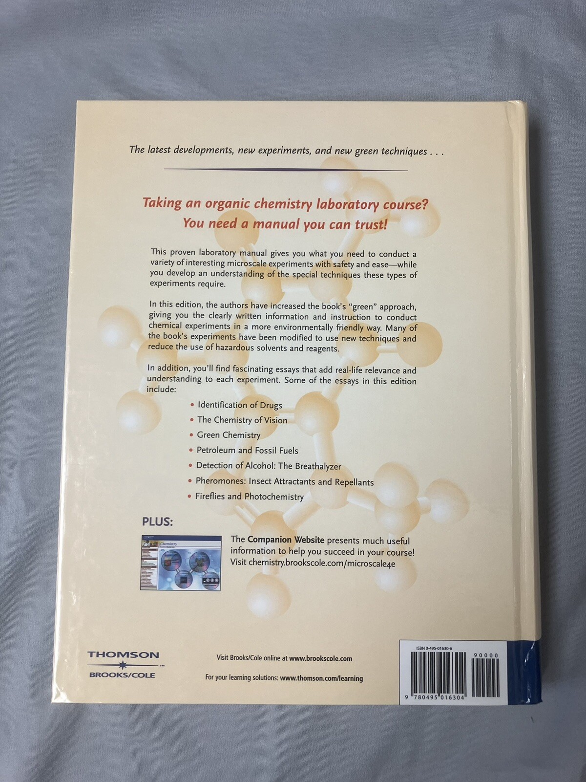 Introduction to Organic Laboratory Techniques : A Microscale Approach ...