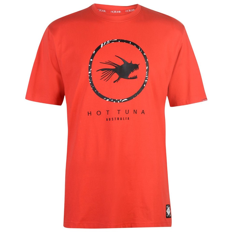 Mens Branded Hot Tuna Logo Fashion Short Sleeves T Shirt Top Size S-4XL ...