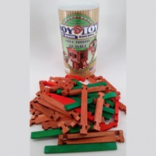 70-PIECE CLASSIC TREE HOUSE LOG BUILDING SET Roy Toys Made in the USA ...