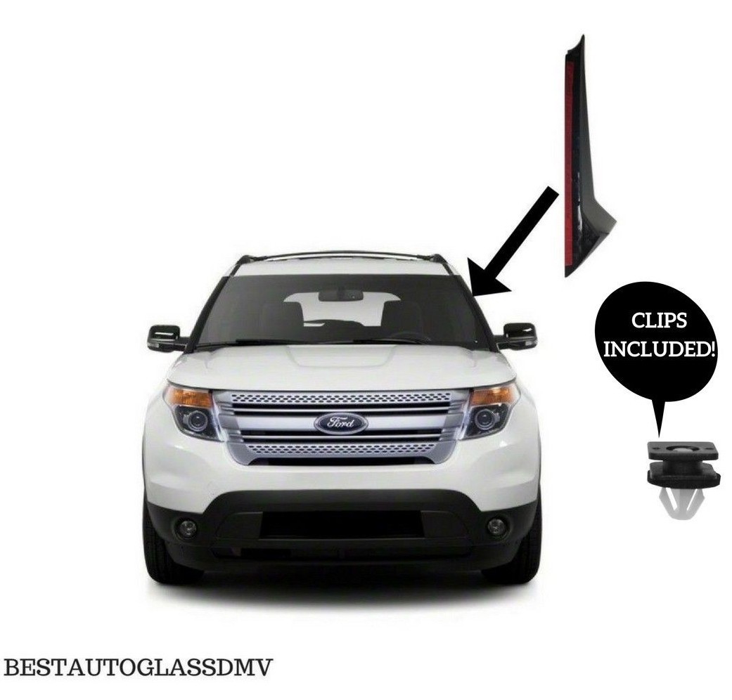 11-19 Ford Explorer Windshield Molding Outer Trim Pillar Driver Side ...