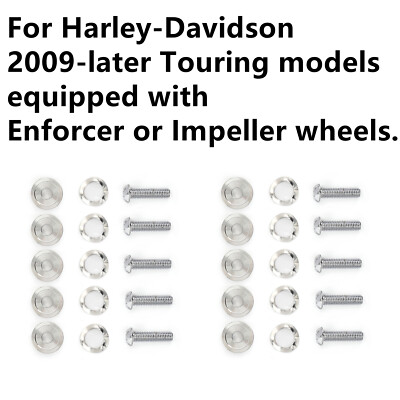 2 Sets Front Rotor Hardware Bolts Kit For Harley Touring Enforcer ...