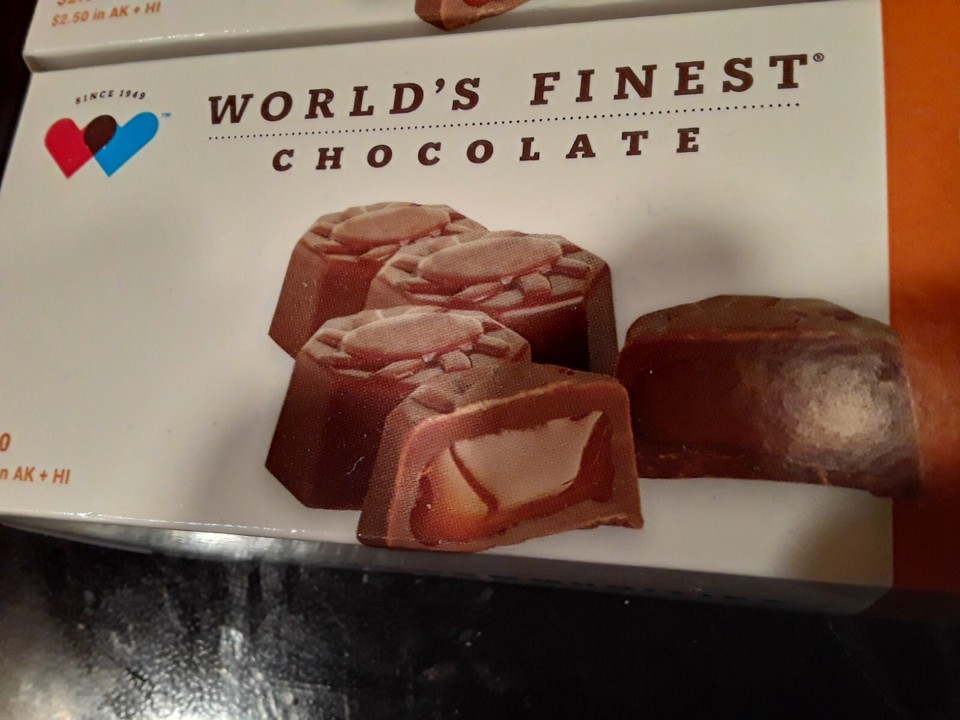 WORLD'S FINEST CHOCOLATE CARAMEL WHIRLS 20 Boxs Caramel Coverd in Milk ...