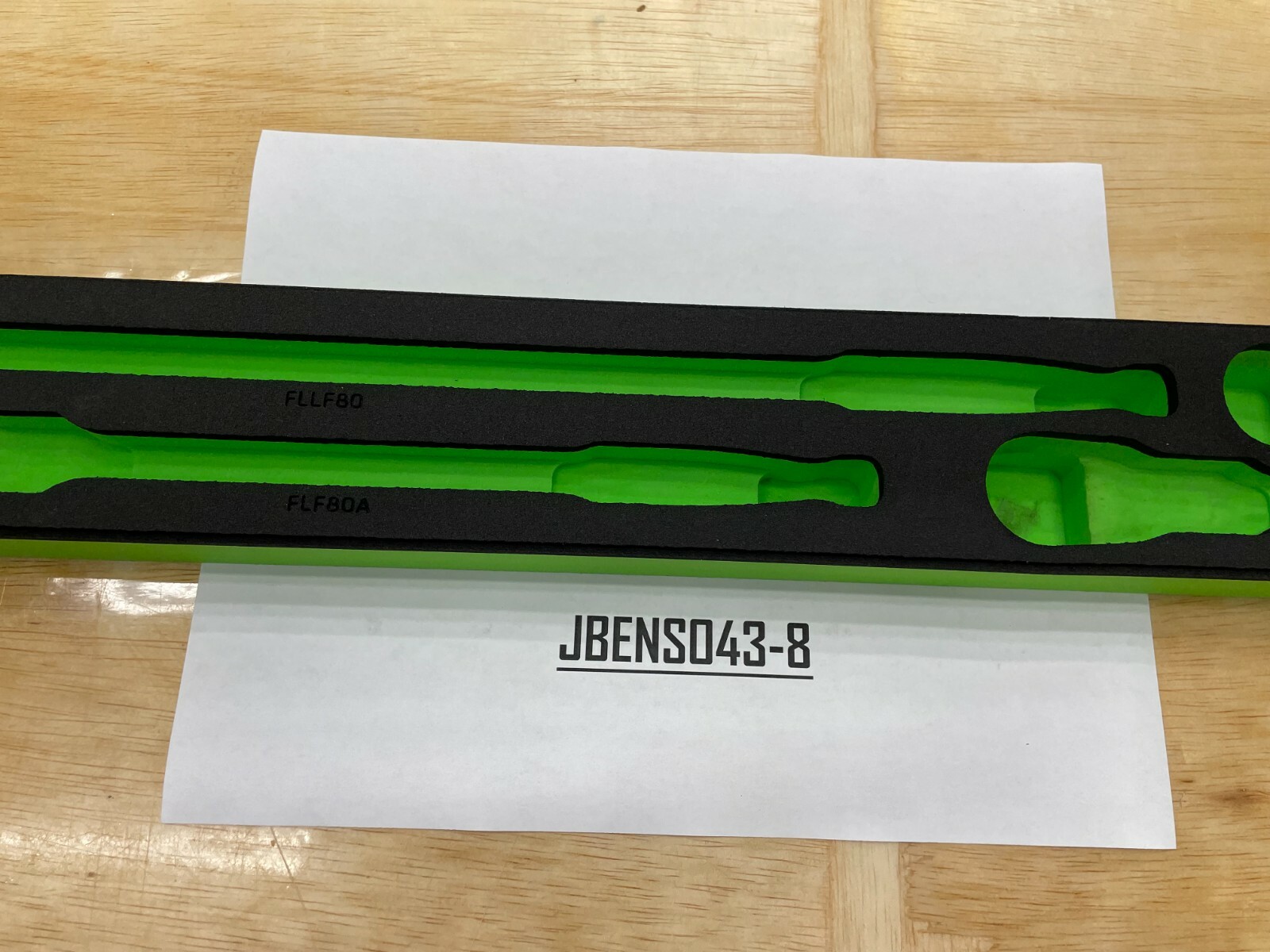 Snap-on Tools GREEN FOAM ONLY FLLF80 FLF80A FF80A FKF80A Ratchets ...