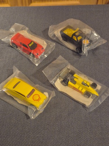 Vintage 1991 Hot Wheels Shell Promo Set Of 4 Sealed in Original ...