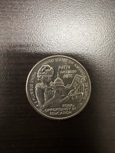 In COD WE TRUST Errors 2024-D PATSY TAKEMOTO MINK Quarter | eBay