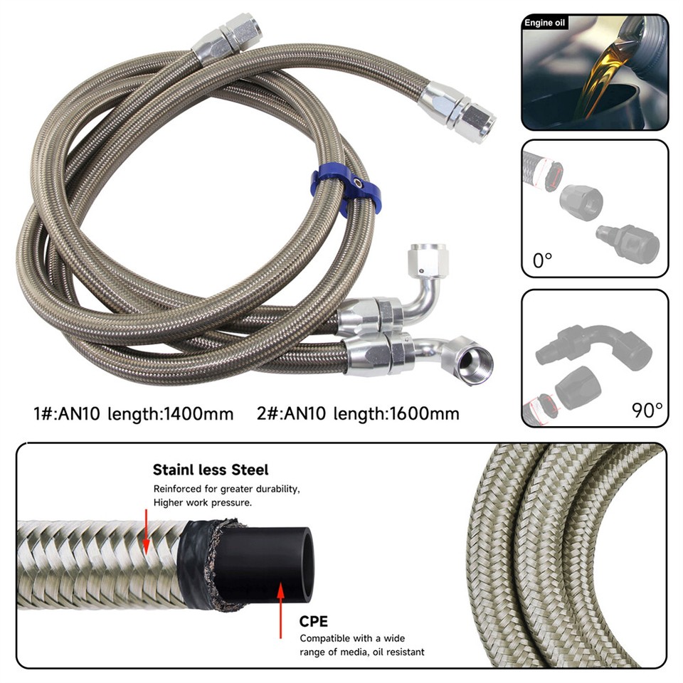 16 Row Engine Oil Cooler Kit For LS1 LS2 LS3 LS6 LS7 4.8L 6.0L 6.2L GM ...