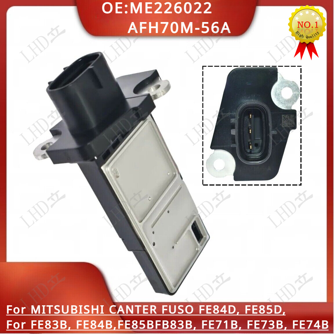 Mass Air Flow MAF Sensor AFH70M-56A ME226022 For Mitsubishi Canter Fuso ...