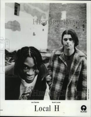 1995 Press Photo Joe Daniels and Scott Lucas members of rock band Local ...