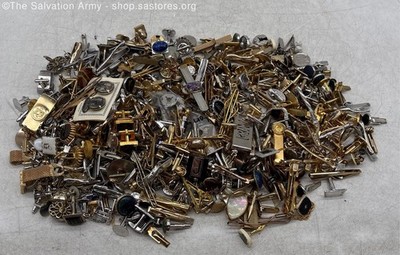 5LB Bulk Lot Men's Silver/Gold Tone Costume Cuff Links | eBay