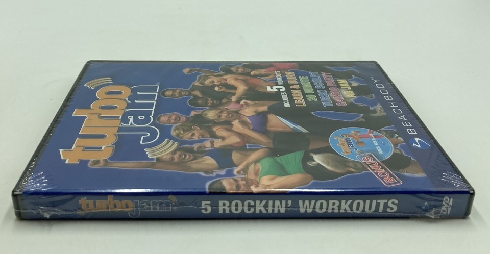 Turbo Jam 5 Rockin Workouts 2-Disc DVD NEW Beachbody Chalene Johnson ...