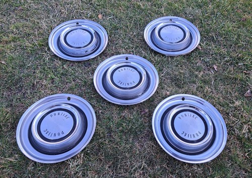 SET OF 5 1958 PONTIAC STARCHIEF CHIEFTAIN CATALINA SAFARI WHEEL COVERS ...