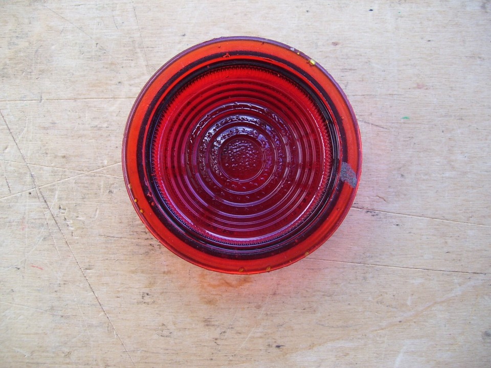 Genuine Lucas Red Rear Glass Lens L488 Made In England N.O.S NOT ...