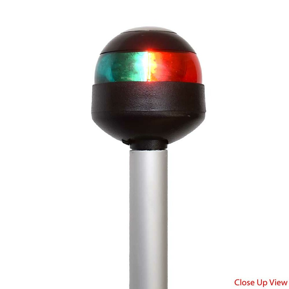 Aqua Signal Boat Bi-Color Pole Light 22185 | 12V 10W Red Green 2 Pin | eBay