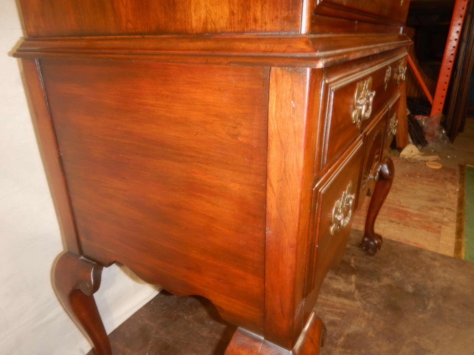 HARDEN Solid Cherry Queen Anne Highboy Traditional Chest Of Drawers | eBay