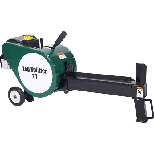 Double Flywheel Electric Log Splitter Portable 7 Ton hotizontal 2HP ...
