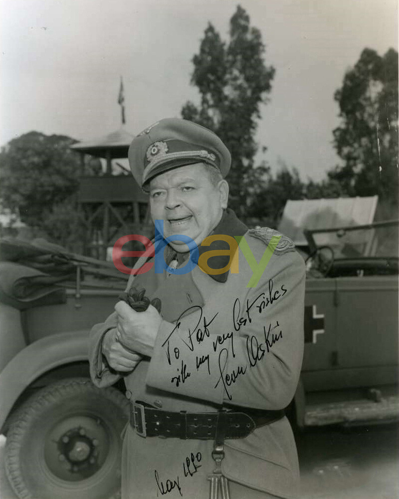 Leon Askin Signed 8x10 Hogans Heroes Photo Autograph reprint | eBay